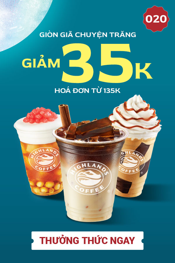 Highlands Coffee – Voucher Mua 1 Tặng 1 – Mã Giảm Giá Highlands Coffee
