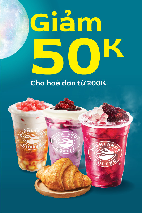 Highlands Coffee – Voucher Mua 1 Tặng 1 – Mã Giảm Giá Highlands Coffee