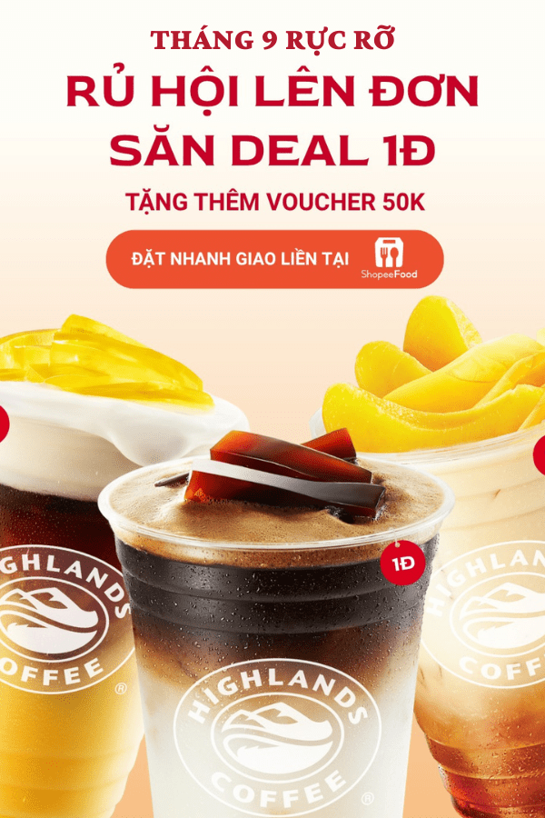 Mã Giảm Giá Highlands Coffee